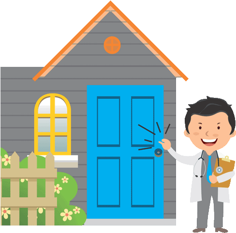 28 Collection Of Home Visit Clipart - Home Visit Png - (500x500) Png ...
