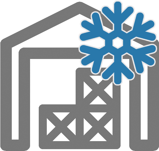 Cold Store - Cold Storage Icon Png - (512x512) Png Clipart Download