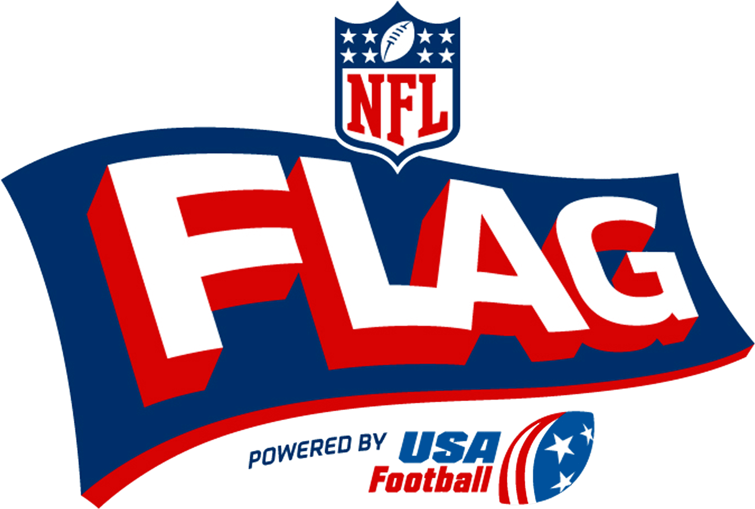 Nfl Flag Football Logo - (2600x1783) Png Clipart Download