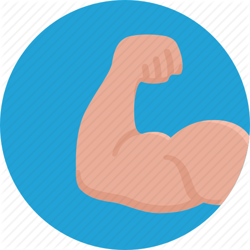 Strength Icon Clipart Muscle Strength Training Bodybuilding - Fitness ...