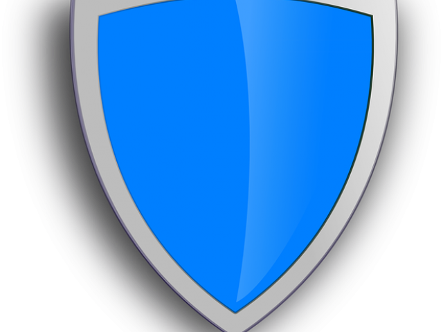 Security Shield Clipart Crest - Emblem - (640x480) Png Clipart Download