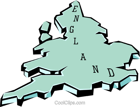 England Royalty Free Vector Clip Art Illustration - England Map Clip ...