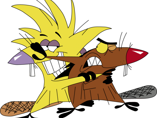 Beaver Clipart Angry Beaver - Angry Beavers Coloring Pages - (640x480 ...