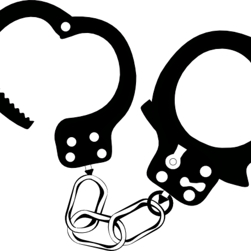 Handcuff Clipart Handcuffs Black And White Clip Art - Prison Escape ...