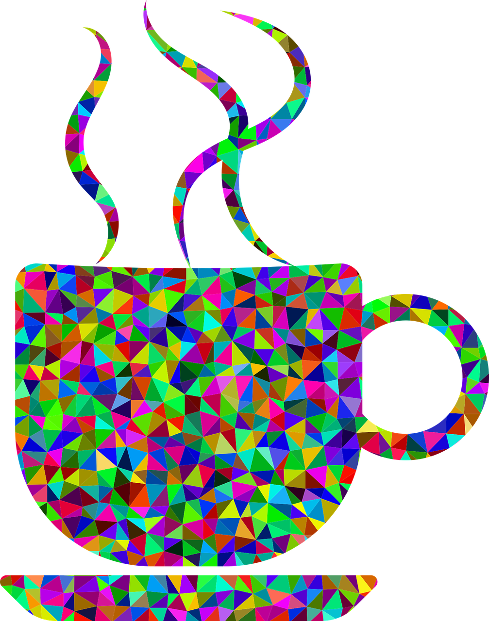 Poly,polygon - Rainbow Thumbs Up Emoji - (1007x1280) Png Clipart Download