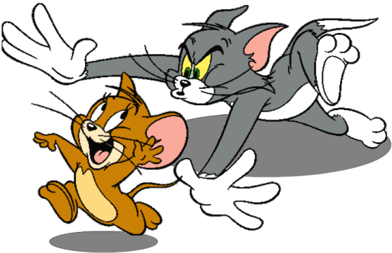 Tom And Jerry Clipart Catching - Tom And Jerry Png - (640x480) Png ...