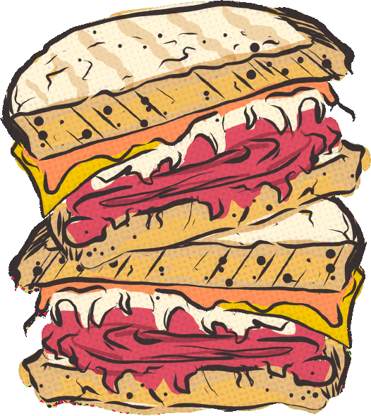 Reuben Sandwich Clipart