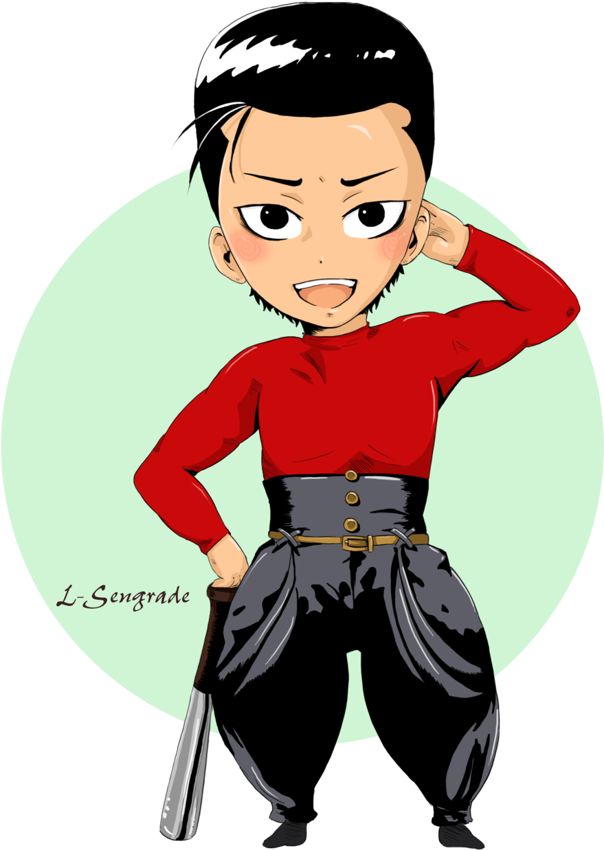 Opm Chibi - One Punch Man Metal Bat Chibi - (1024x1280) Png Clipart ...