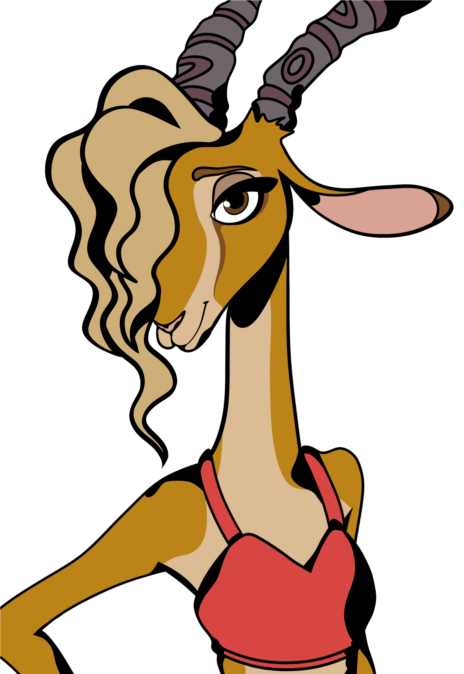 Gazelle By Embercl Zootopia - Zootopia Gazelle Clip Art - Full Size PNG ...