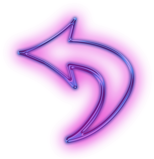 Neon Purple Arrow Clipart - Neon Arrow Sign Png - Full Size PNG Clipart ...