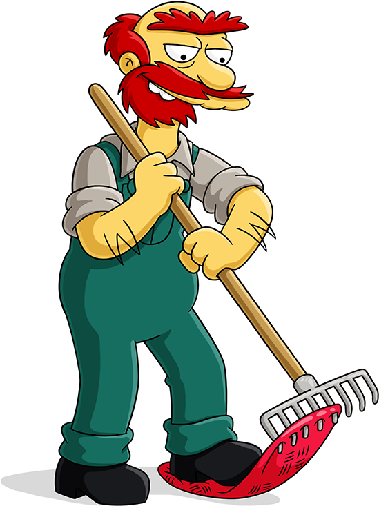 Groundskeeper Willie - Simpsons Groundskeeper Willie - (550x960) Png ...