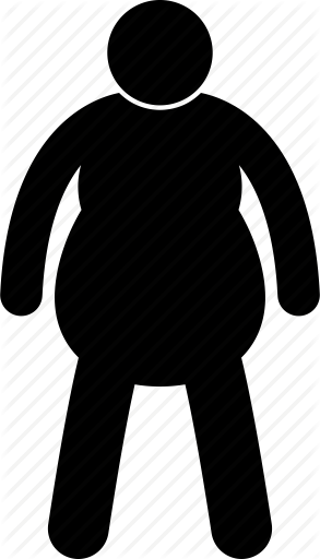Fat, Heavy, Man, Obese, Person, Size, Weight Icon Icon - Fat Person Png ...