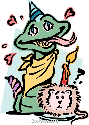 Birthday Party Royalty Free Vector Clip Art Illustration - Birthday ...