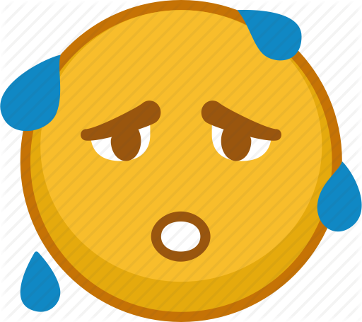 Sweating Icon Clipart Emoticon Smiley Clip Art - Sweating Emoji ...