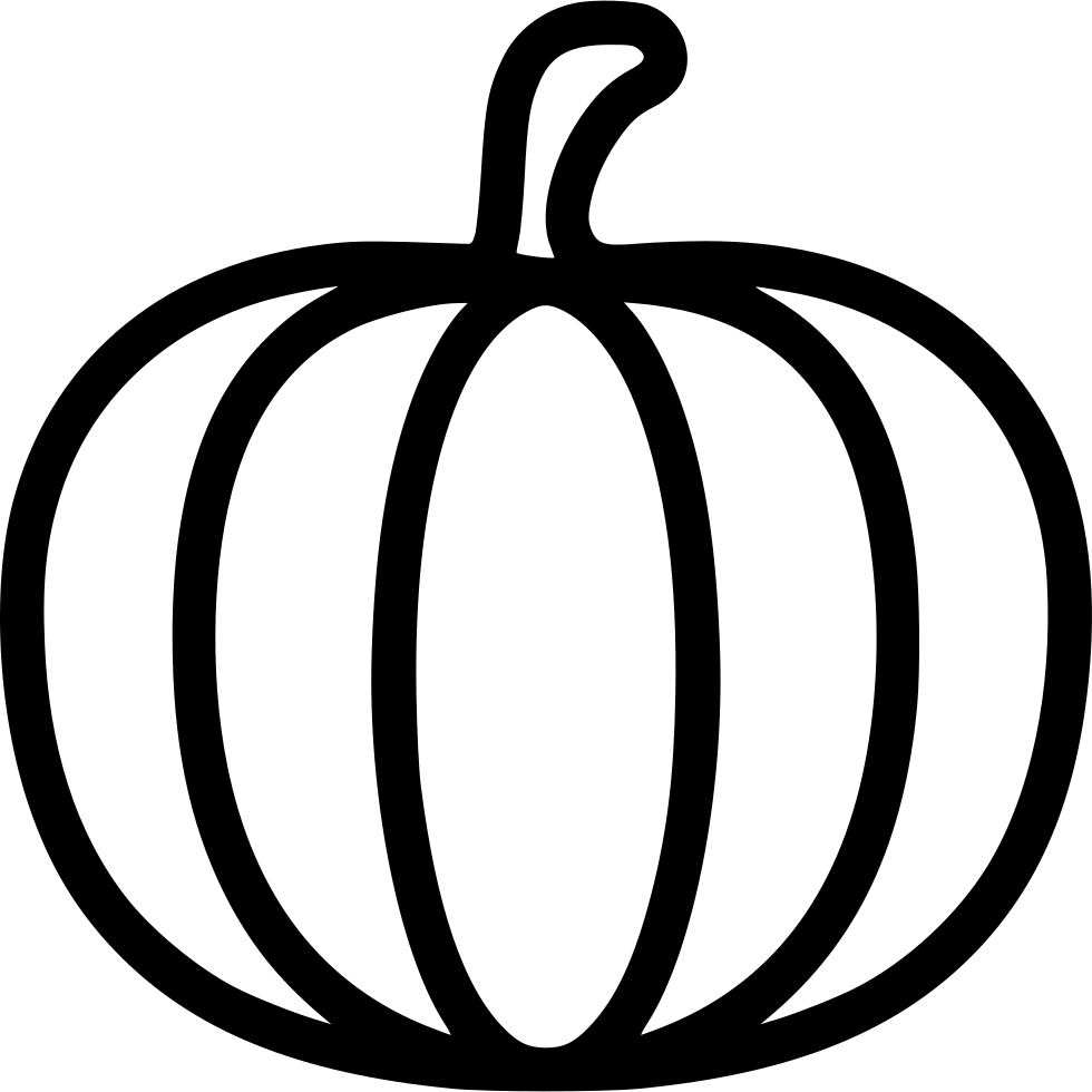 Neon Clipart Black And White - Pumpkin Icon Png - (980x980) Png Clipart ...