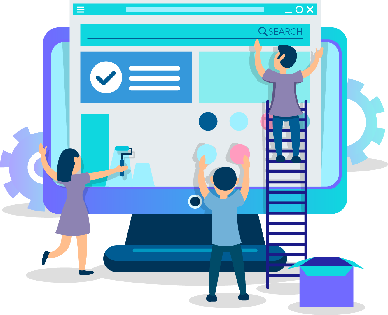 Website Design & Development - Web Development Related Png - (1330x1080 ...