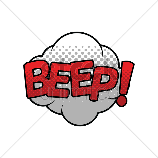 Beep Cliparts - Onomatopoeia Beep - Full Size PNG Clipart Images Download