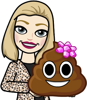 Poop Emoji Image Courtesy Of Bitmoji - Cartoon - (398x398) Png Clipart ...