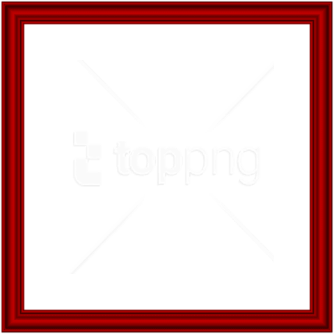Free Png Download Red Border Frame Clipart Png Photo - Red Square ...