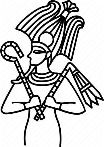 Egyptian God Osiris Drawing