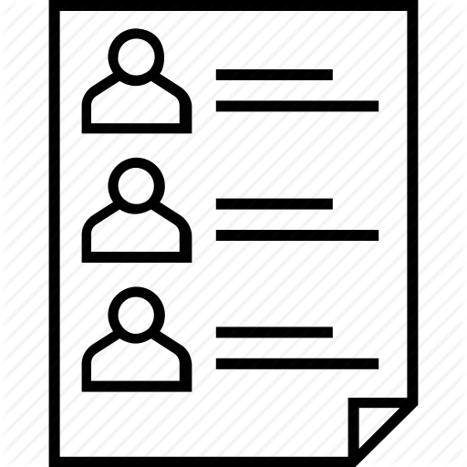 Attendance Clipart Checklist - Attendees Icon - (512x512) Png Clipart ...