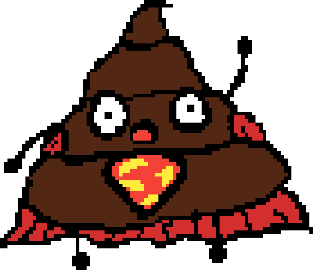 Super Poop - Cartoon - (1200x960) Png Clipart Download
