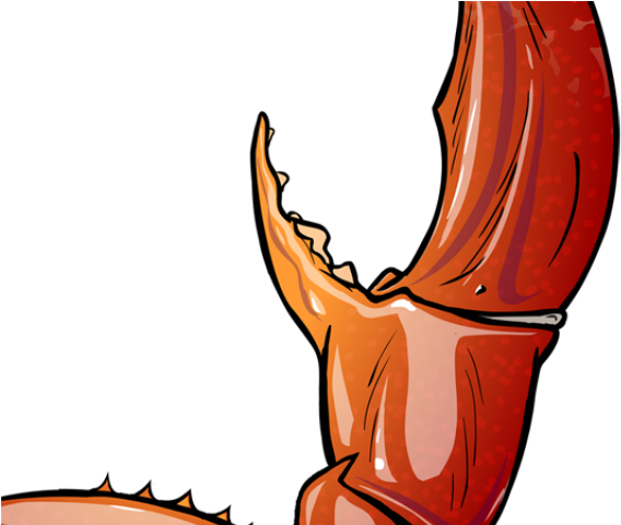 Crab Clipart Arm - Crab Claw Easy Drawing - Full Size PNG Clipart ...