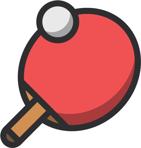 Ping Pong Clipart Transparent - Ping Pong Icon Png - (512x512) Png ...