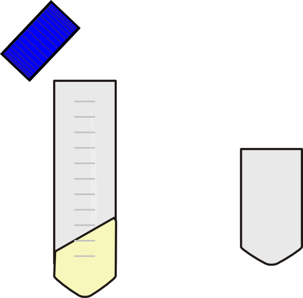 Eppendorf Tube Clip Art - Open Falcon Tube - (600x590) Png Clipart Download