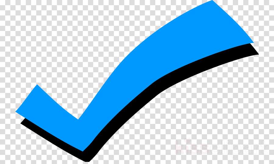 Blue Check Mark Png Clipart Check Mark Checkbox Clip - Transparent ...