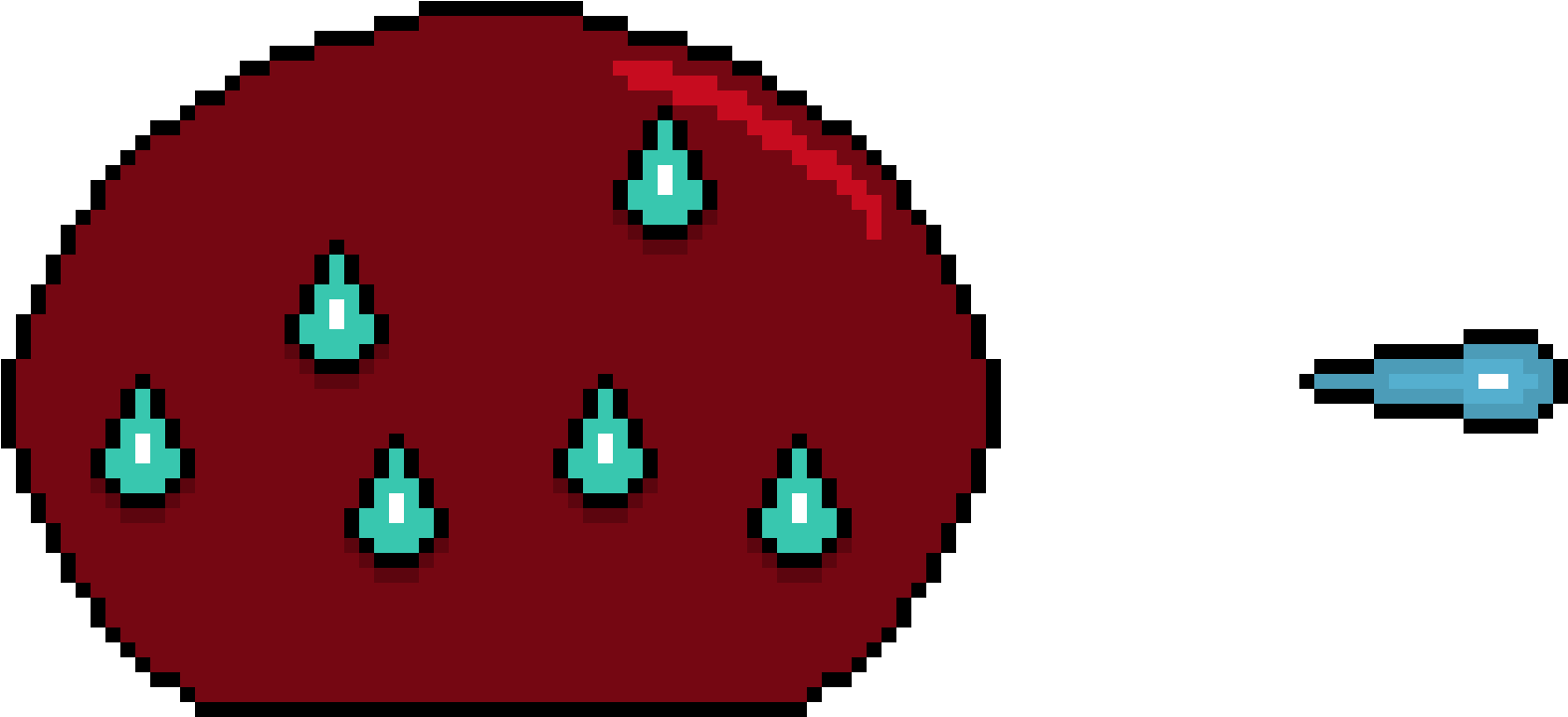 Idea= Frostfire Slime - Terraria King Slime Sprite - (1785x810) Png ...