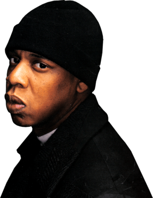 Jay Z Side View - 50 Cent Vs Jay Z - (308x400) Png Clipart Download