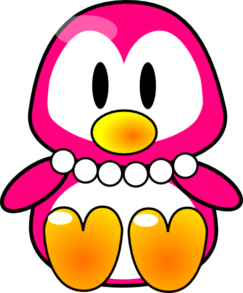 Pearl Penguin Clip Art At Clker - Penguin Clip Art - (492x594) Png ...