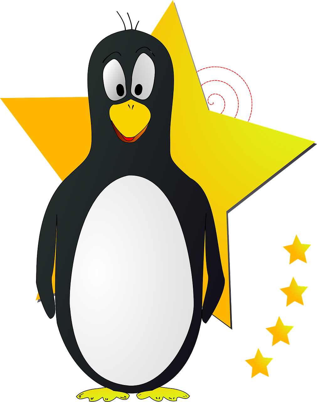 King Penguin Clipart Linux - Penguin Clip Art - (1011x1280) Png Clipart ...