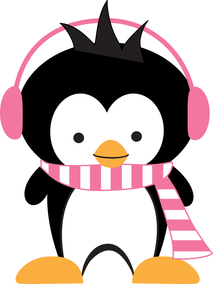 Say Hello - Cute Penguin Clip Art - (900x1199) Png Clipart Download