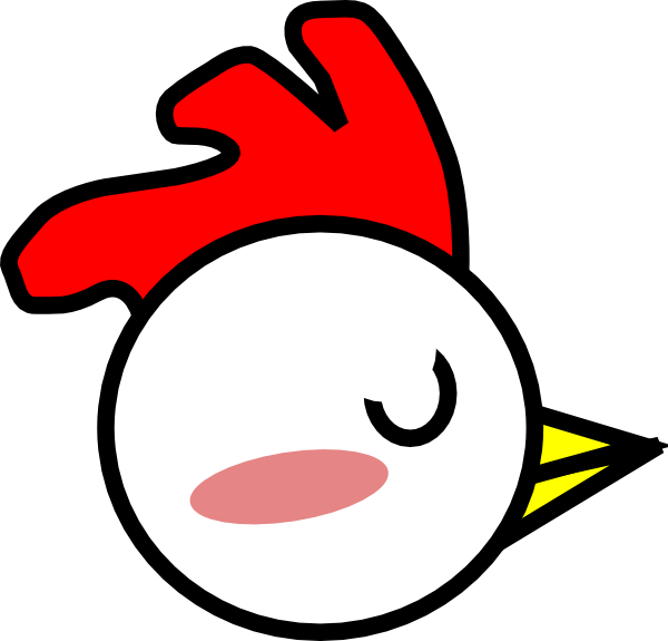 Chicken Cuteee Clip Art - Manok Cartoon - (600x575) Png Clipart Download