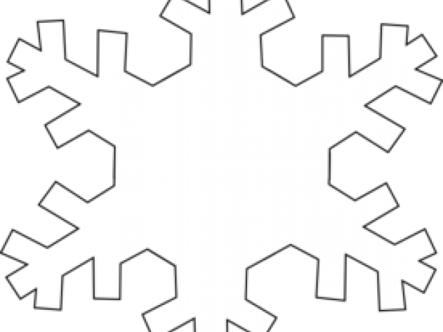 Snowflake Outline - Snowflake - Full Size PNG Clipart Images Download