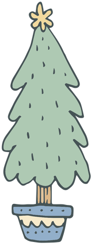 Image - Hand Drawn Christmas Tree Png - Full Size PNG Clipart Images ...