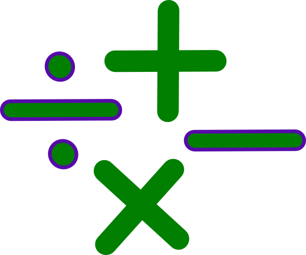 Math Signs Clip Art At Clipart Library - Math Signs Transparent - Full ...