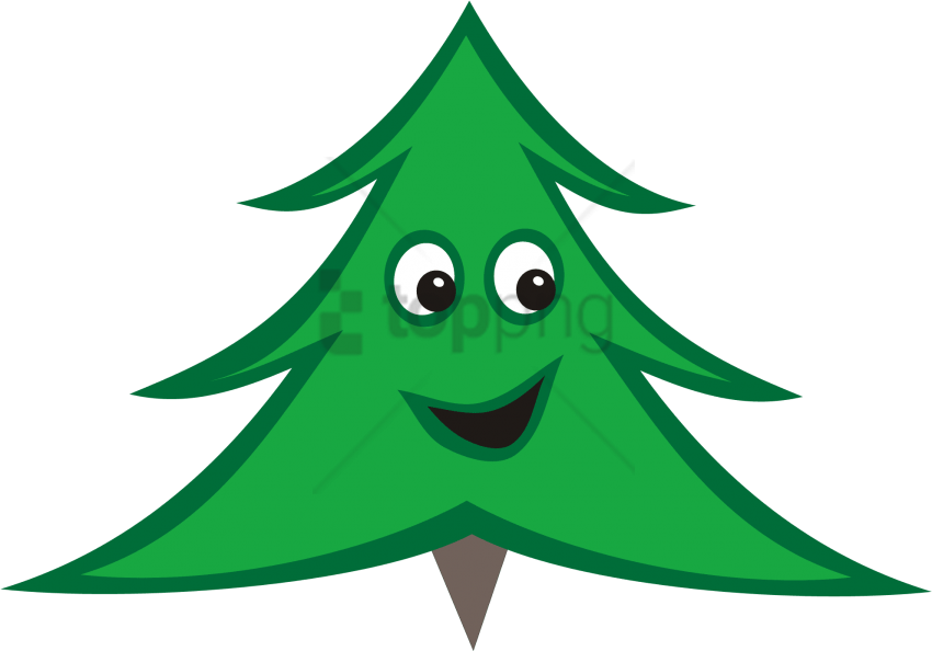 Free Png Smiling Christmas Tree Png Image With Transparent - Tree ...