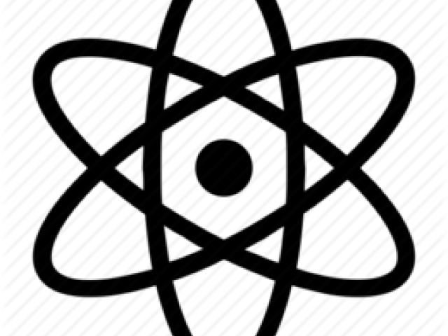Nuclear Clipart Atom - Nuclear Atom Symbol - (640x480) Png Clipart Download