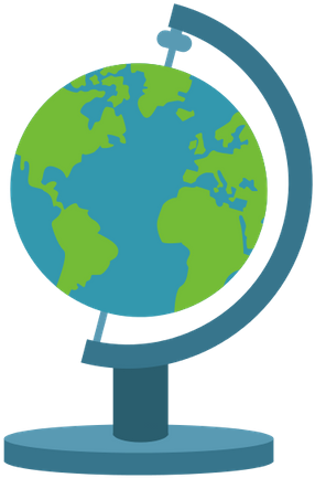 Spinning Globe - Spinning Map - (439x550) Png Clipart Download