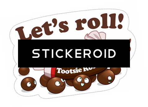 Let's Roll - Tootsie Roll - (476x344) Png Clipart Download