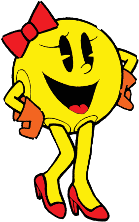 Art Free Clip - Ms Pacman Png - (491x491) Png Clipart Download