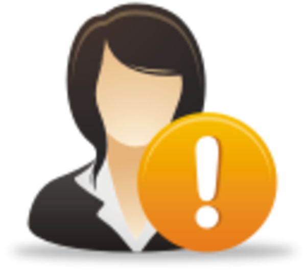 Business Woman Icon - (600x600) Png Clipart Download