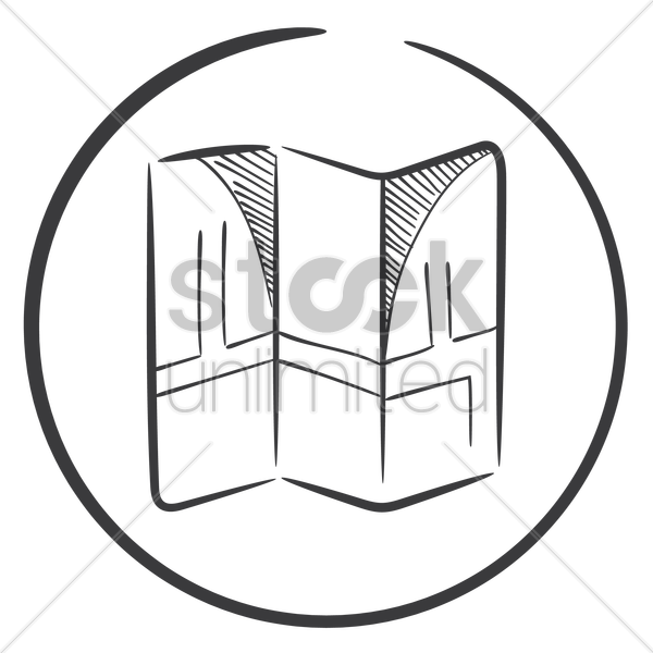 Folded Map Png - Folded Map Png - (600x600) Png Clipart Download