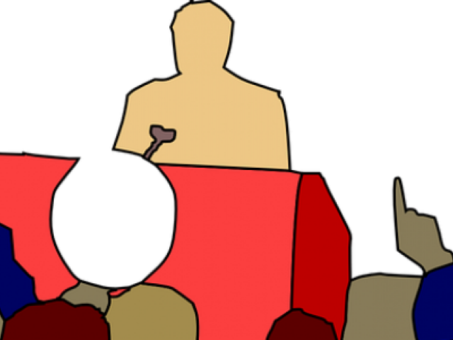 Secretary Clipart Drawing - Press Conference Clip Art - (640x480) Png ...