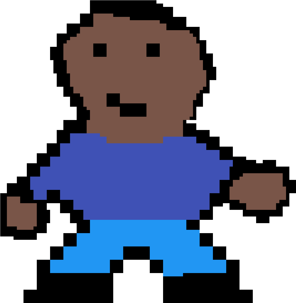 Little Boy Blue - Pixel Art Character Transparent - (1400x1400) Png ...