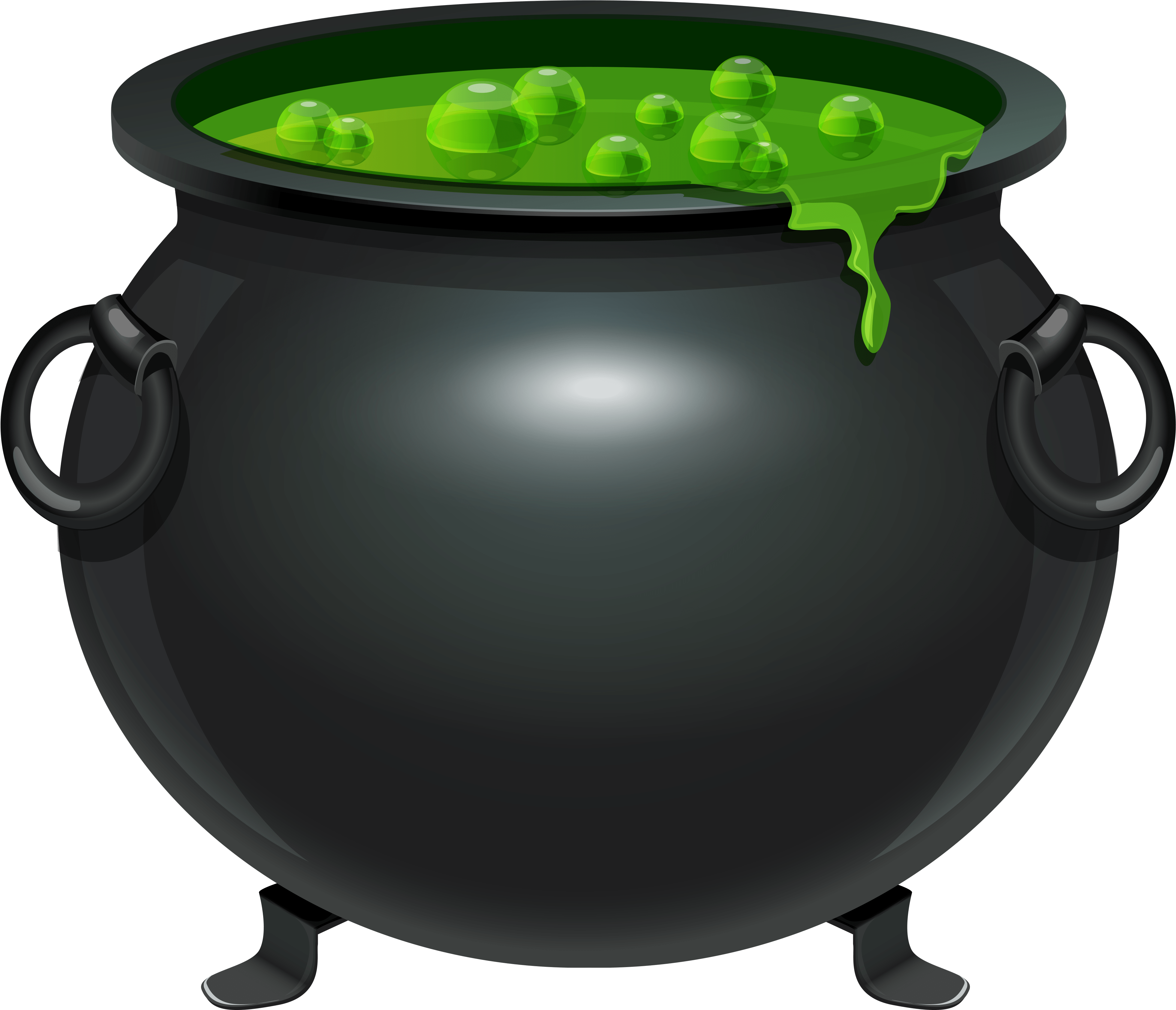 Halloween Witches Cauldron Clip Art - Cauldron Png - (4122x3481) Png Clipart Download