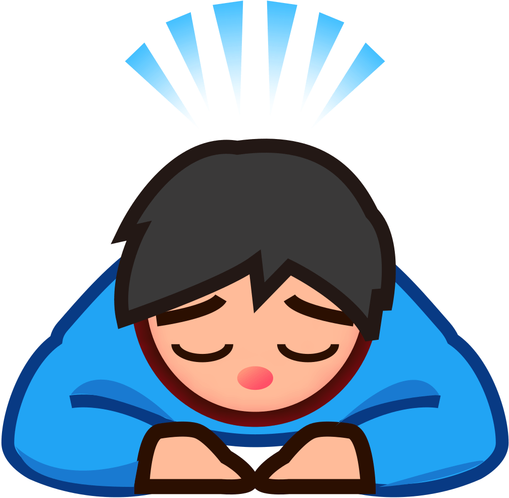 Archivo Phantom Open Emoji 1f647 - Emoji - (1024x1024) Png Clipart Download